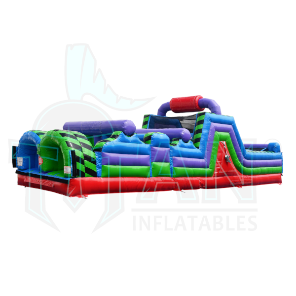 35 foot Conqueror Obstacle Course | TitanInflatables.com | Murfreesboro, TN
