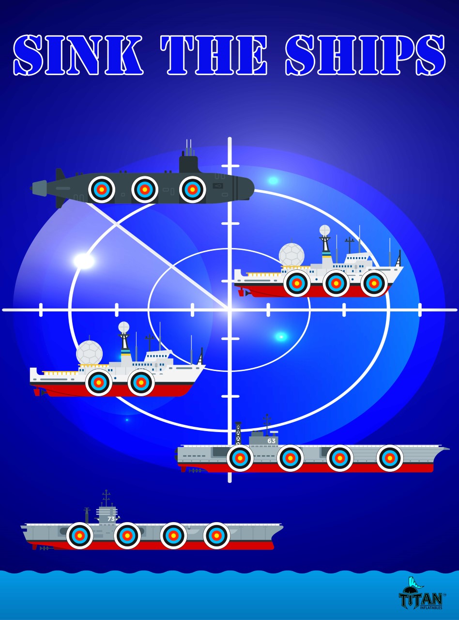 Sink The Ships | TitanInflatables.com | Murfreesboro, TN